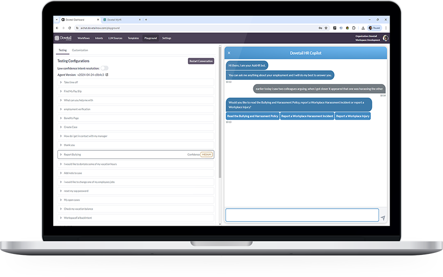 Dovetail HR Copilot With GenAI Revolutionizes HR Service Delivery Experience